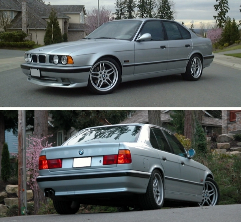Klassik Design Bodykit Set für BMW 5er E34 87-97 Lim + Touring Front + Heck + Seite | LICHTER ...