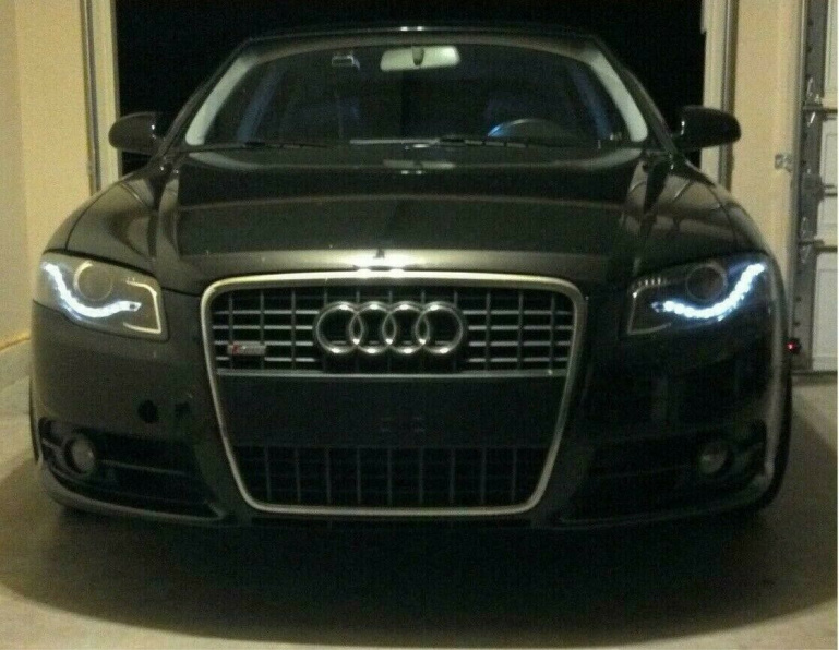 LED Tagfahrlicht Design Scheinwerfer für Audi A3 8P 04-08 schwarz | Ihr ...