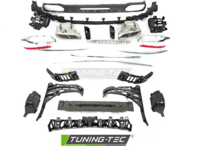 Upgrade Design Heckstoßstange für Mercedes-Benz S-Klasse W222 18-20 ...