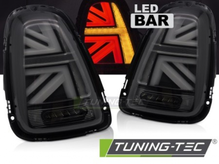 VOLL LED Lightbar Union Jack Design Rückleuchten Set für Mini Cooper ...